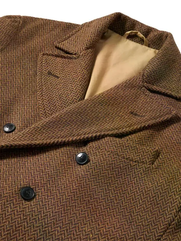 FORTELA Serwilliam1 Double-breasted Coat - Brown