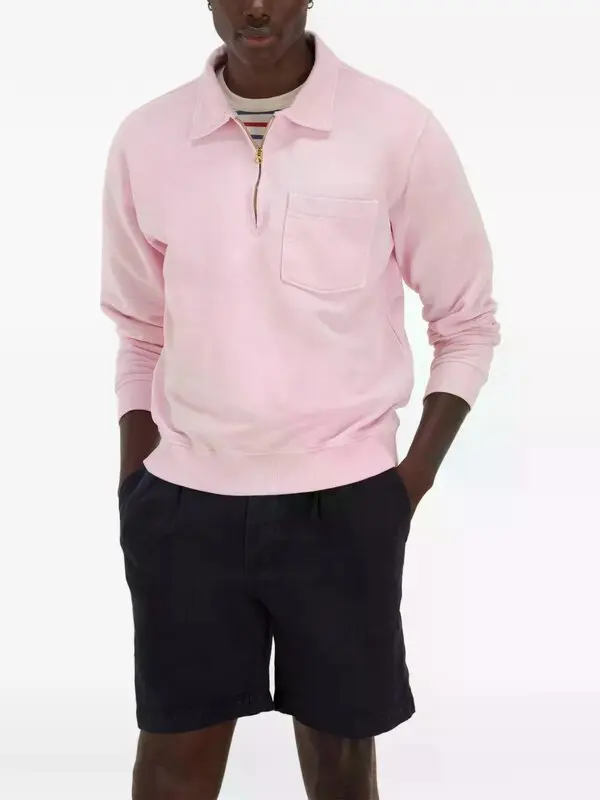FORTELA Yale Half-zip Sweatshirt - Pink