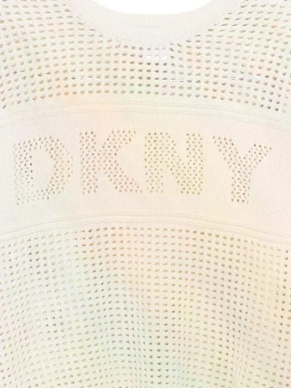 Dkny Logo-detail Long-sleeve Sweater
