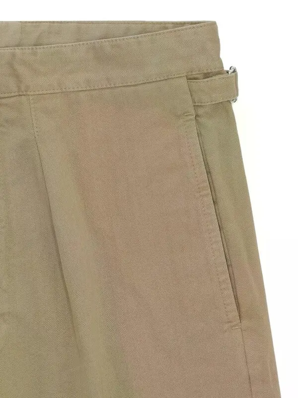 FORTELA Oklahoma Herringbone Trousers - Neutrals
