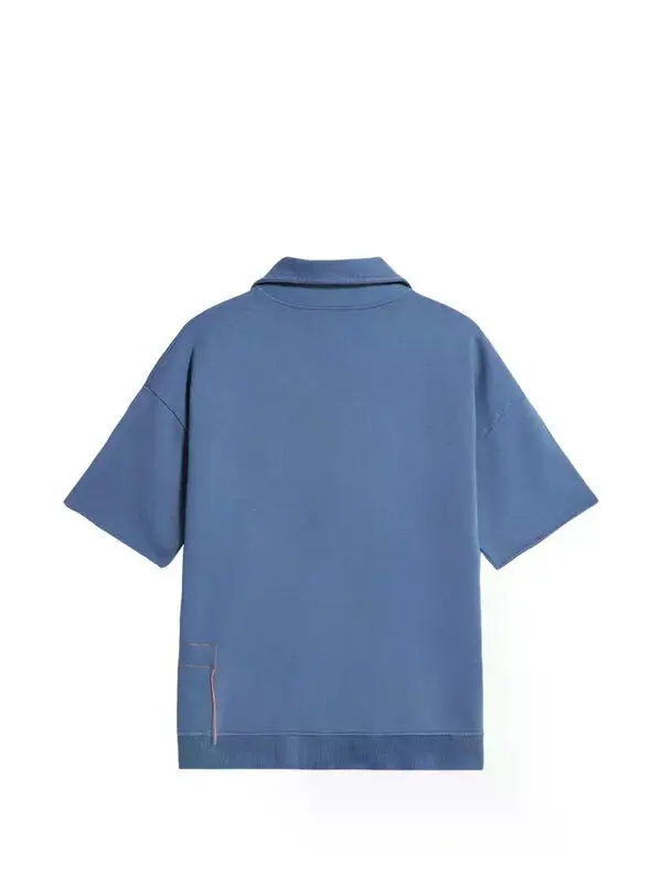 FORTELA York Zip Polo Shirt - Blue