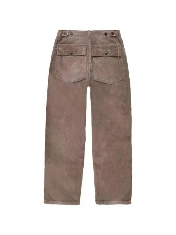 FORTELA Corduroy Patch-pocket Trousers