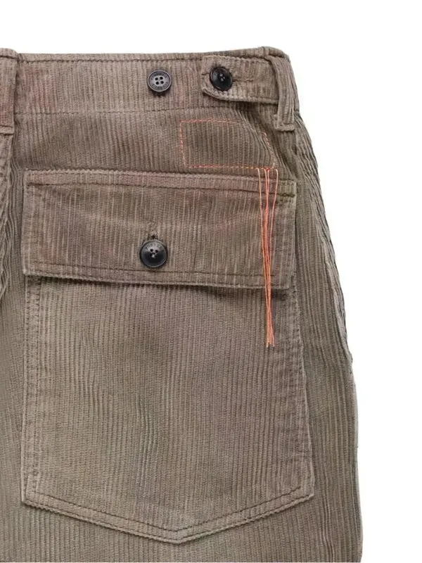 FORTELA Corduroy Patch-pocket Trousers