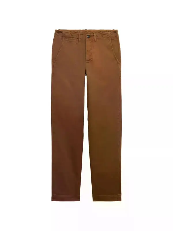 FORTELA Wallace Herringbone Trousers - Brown