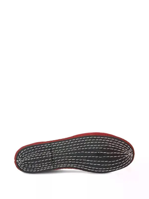 FORTELA Frutate Friulane Embroidered Ballet Flats - Red