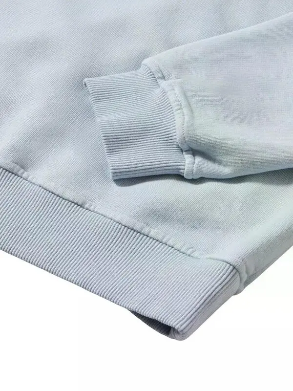 FORTELA Yalep Zip Pocket Long-sleeves Polo Shirt - Blue