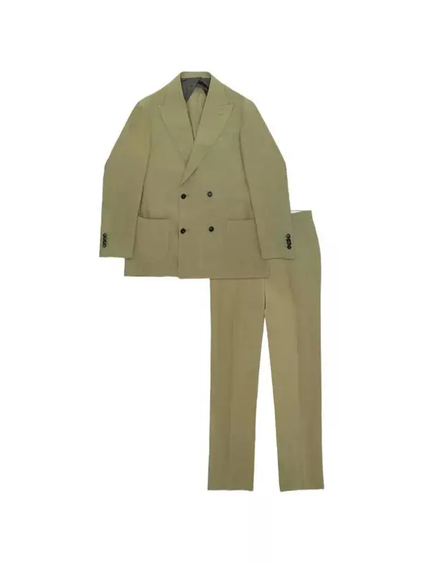 FORTELA Double-breasted Patch-pocket Suit