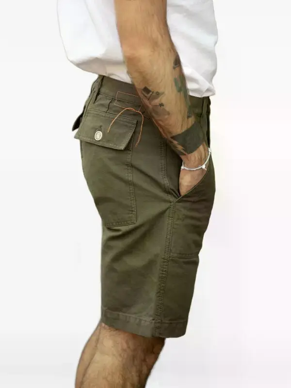 FORTELA Patch Pocket Rebel Shorts - Green