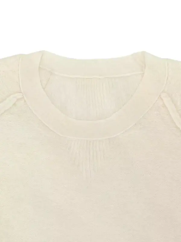 FORTELA Harvard Raglan-sleeve Sweater - Neutrals