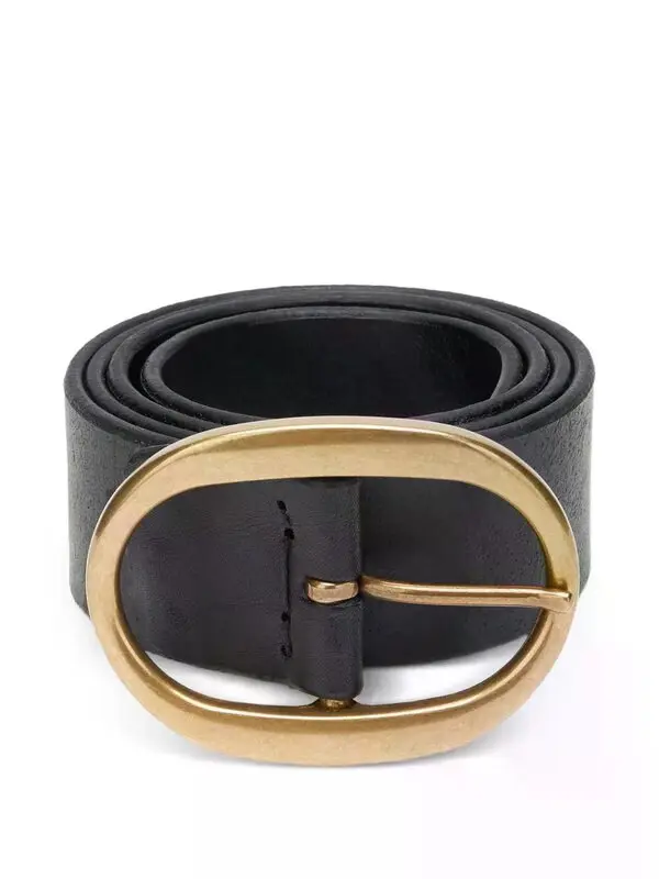 FORTELA Oval Buckle Belt - Black