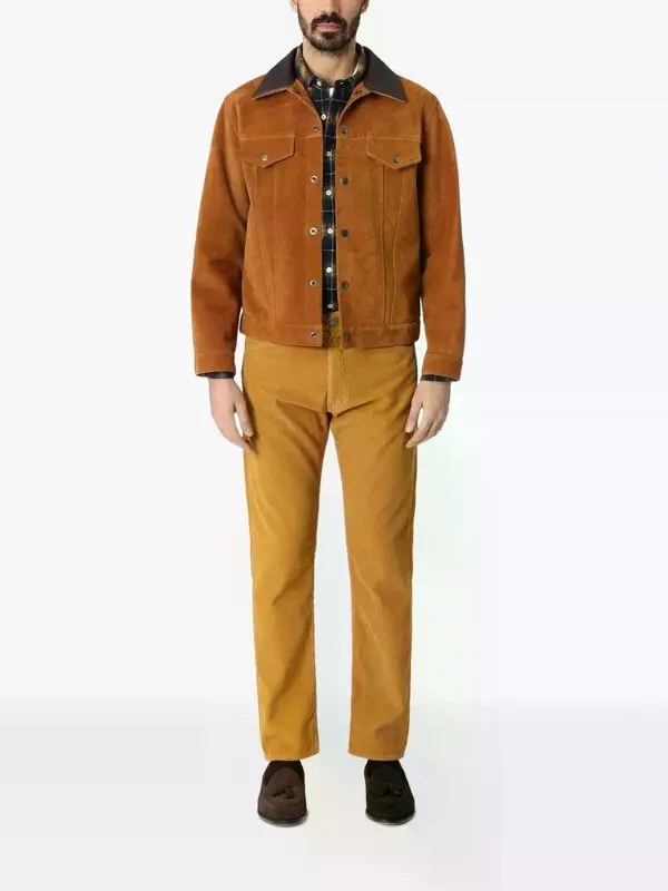 FORTELA Type3 Pocket Leather Jacket - Brown