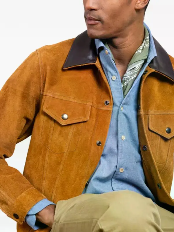 FORTELA Type3 Pocket Leather Jacket - Brown