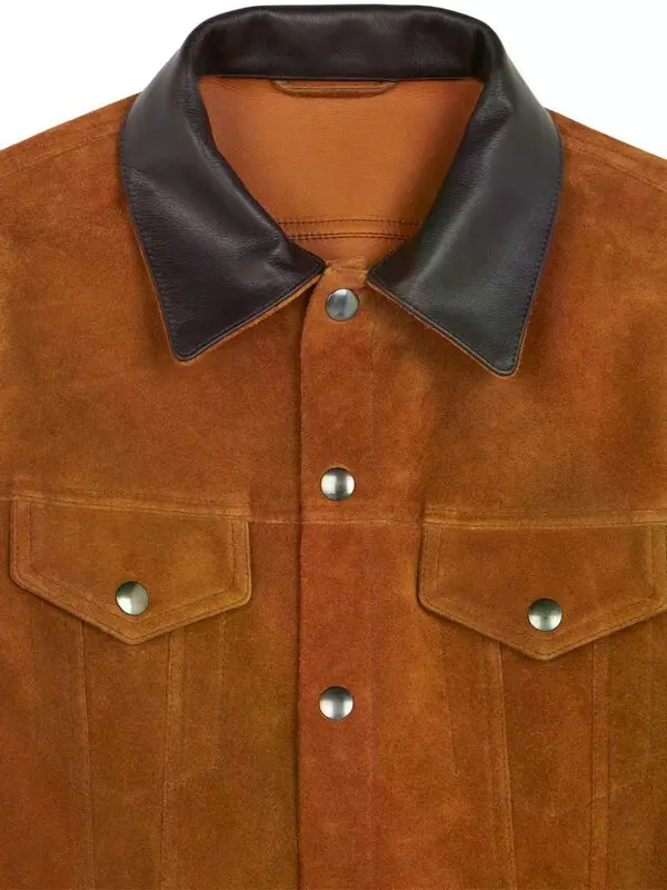 FORTELA Type3 Pocket Leather Jacket - Brown