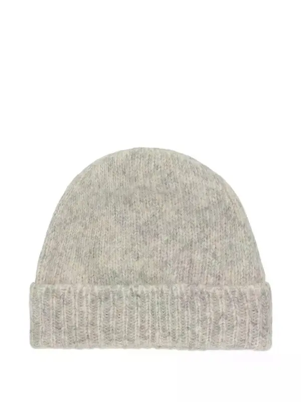 FORTELA Logo-patch Beanie Hat - Neutrals
