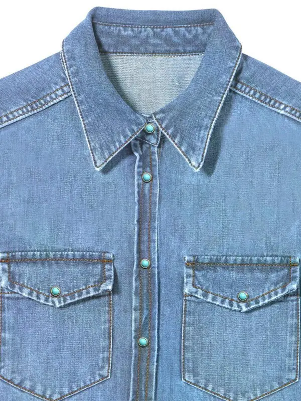 FORTELA Flap-pocket Texan Shirt