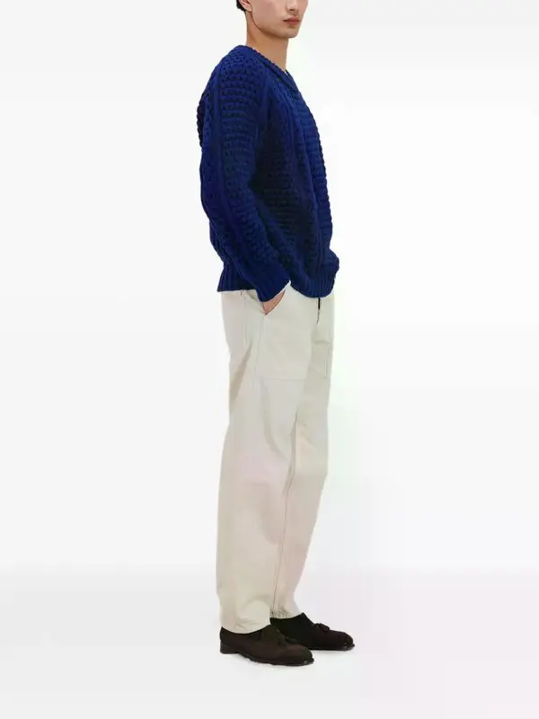FORTELA Aston Cable-knit Sweater - Blue