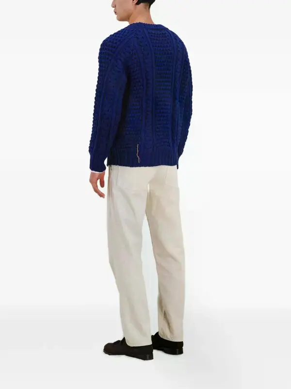 FORTELA Aston Cable-knit Sweater - Blue