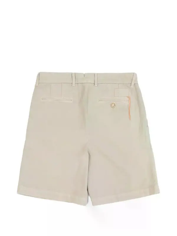 FORTELA Pleated Bermuda Shorts - Neutrals