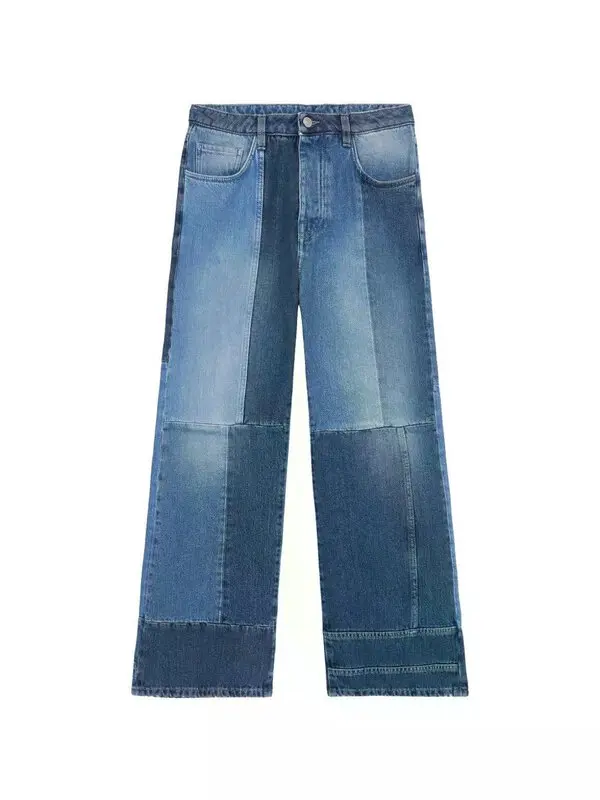 FORTELA Patchwork Flared Jeans