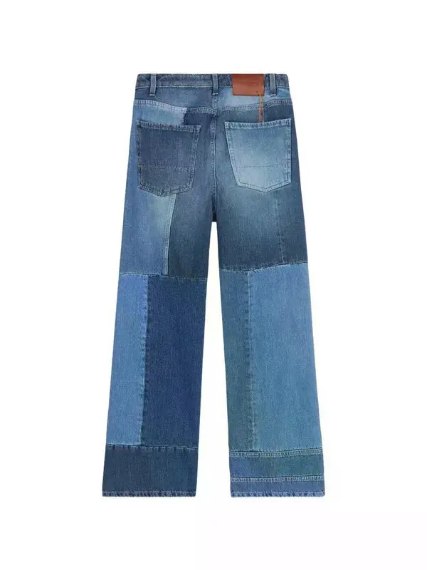 FORTELA Patchwork Flared Jeans