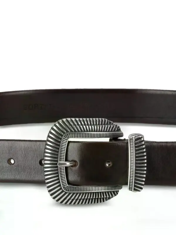 FORTELA Clayton Carved-buckle Belt