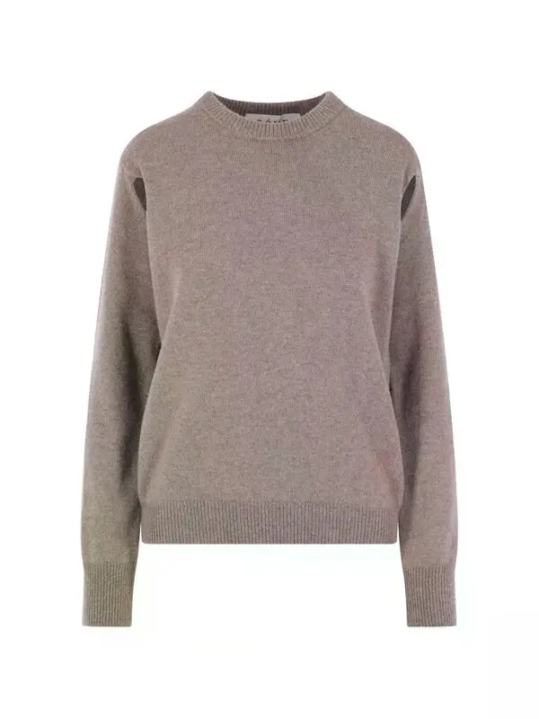 RÓHE Ribbed Knit Round-neck Sweater