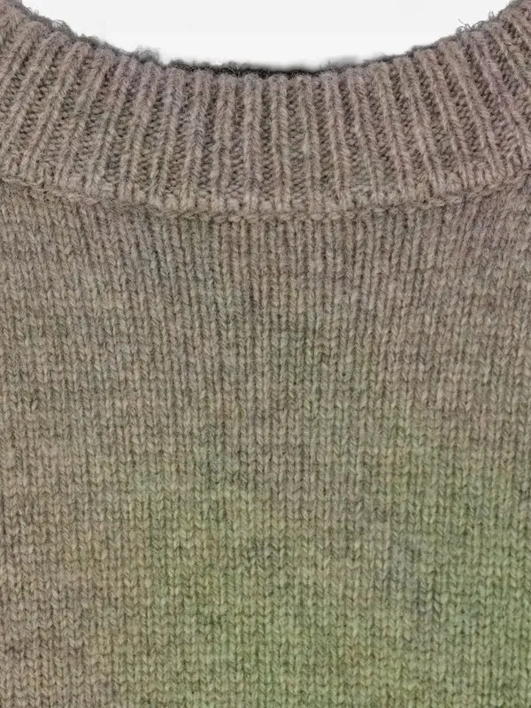 RÓHE Ribbed Knit Round-neck Sweater