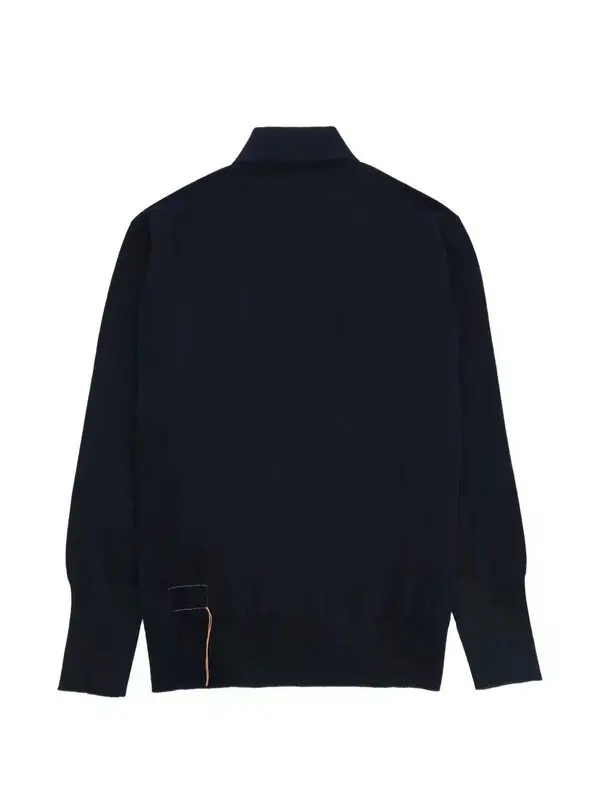FORTELA Long-sleeve Polo Shirt - Blue
