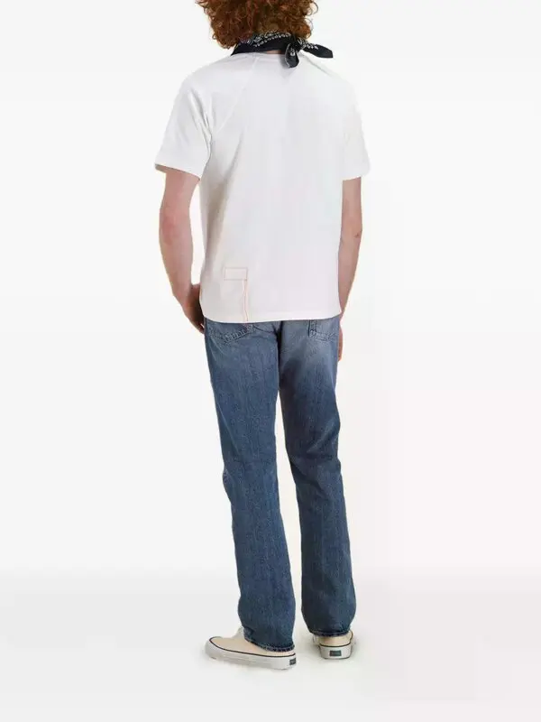 FORTELA Vermont Raglan-sleeve Pocket T-shirt - White