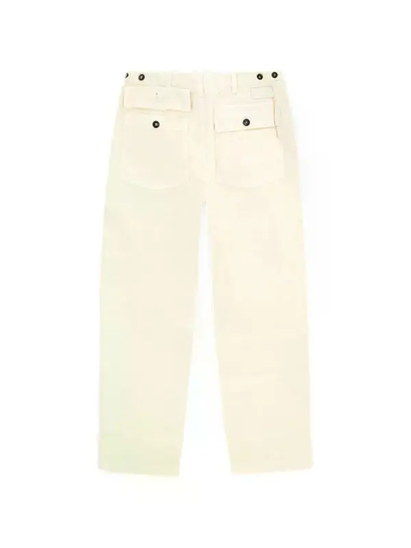 FORTELA Patch-pocket Linen Trousers - Neutrals