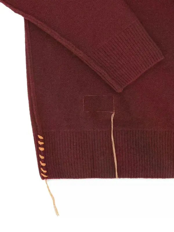FORTELA Zip-neck Wool Sweater