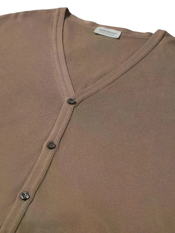 FORTELA Whitchurch Buttoned Cardigan - Brown