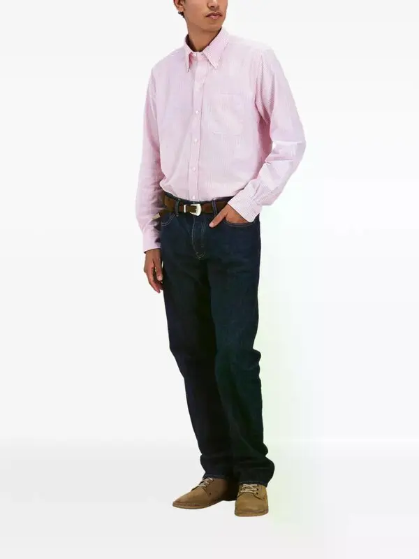 FORTELA King Striped-pattern Shirt - Pink