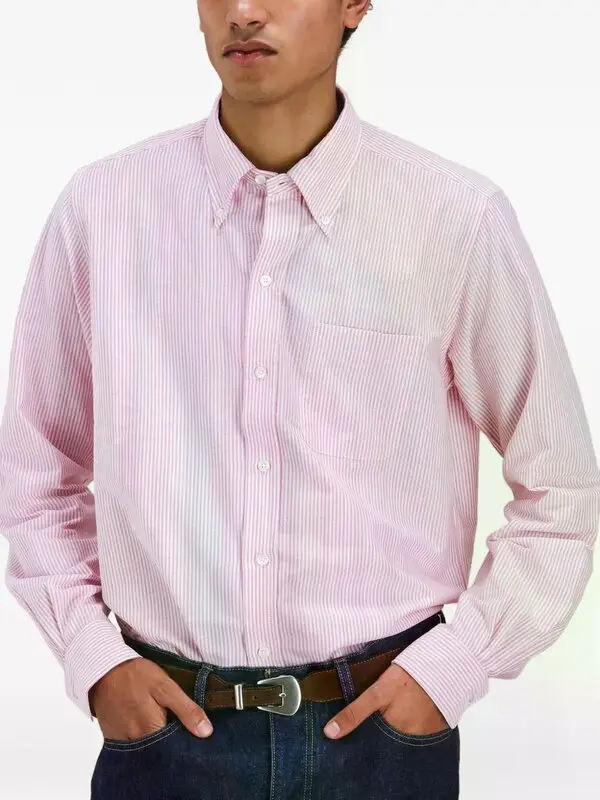 FORTELA King Striped-pattern Shirt - Pink