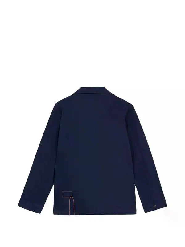 FORTELA Solomont Flap-pocket Shirt - Blue