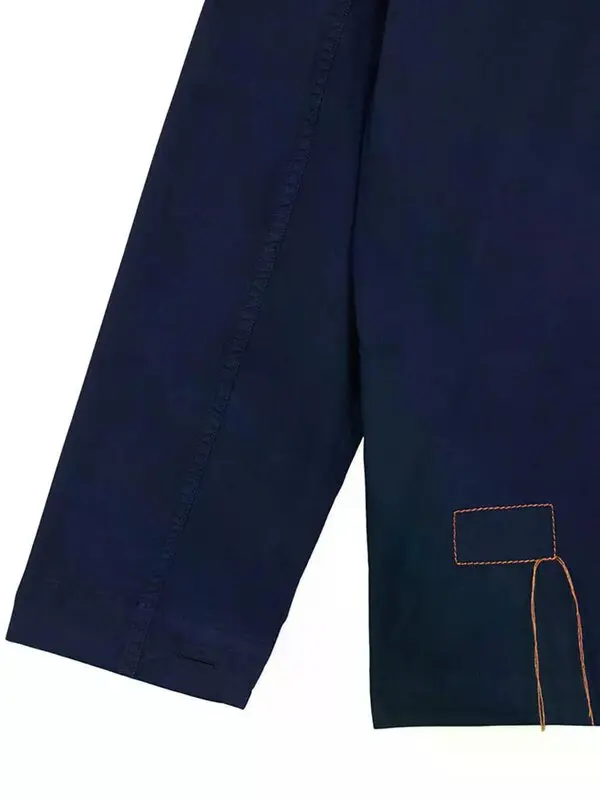 FORTELA Solomont Flap-pocket Shirt - Blue