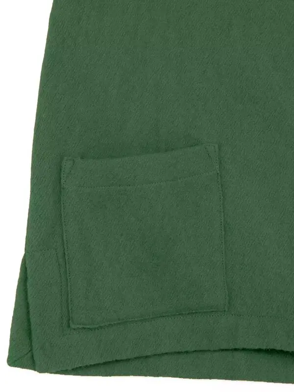 FORTELA Franco2 Patch-pocket V-neck Sweater - Green