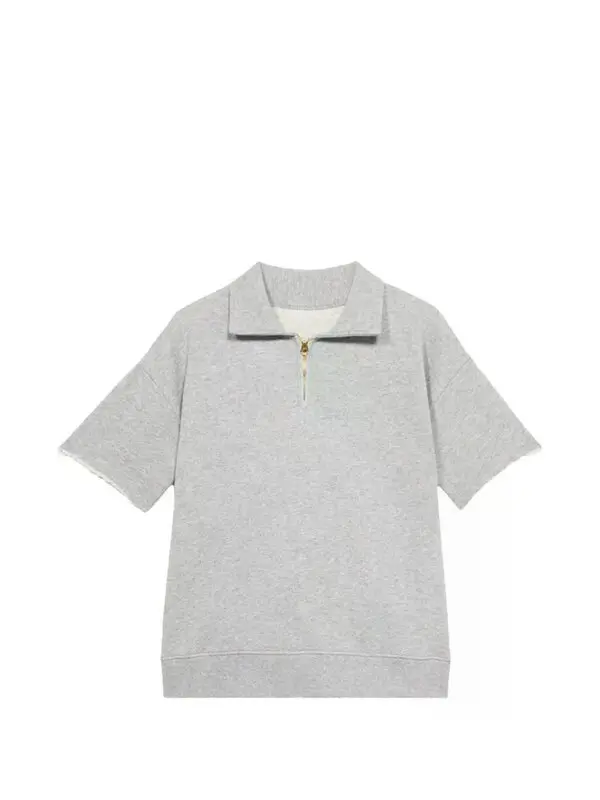 FORTELA York Zip Polo Shirt - Grey