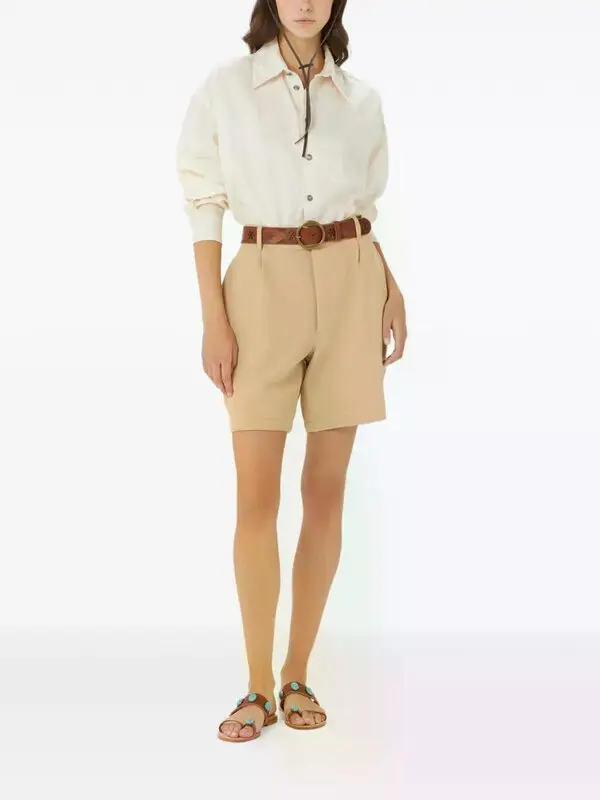 FORTELA Julian Buttoned Back-pocket Bermuda Shorts