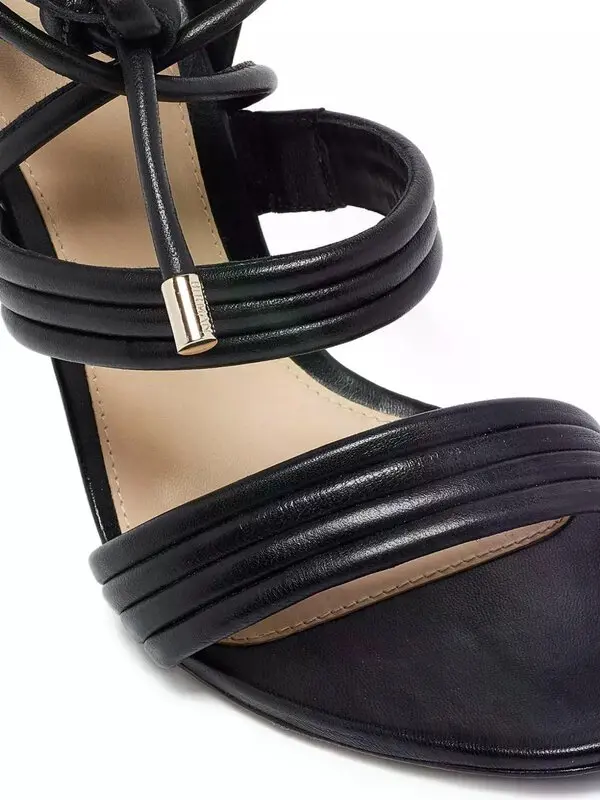 ALEXANDRE BIRMAN Leather Strappy Stiletto Sandals