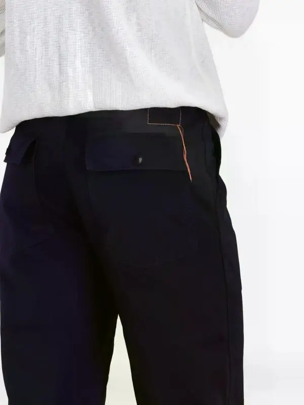 FORTELA Patch-pocket Trousers - Blue