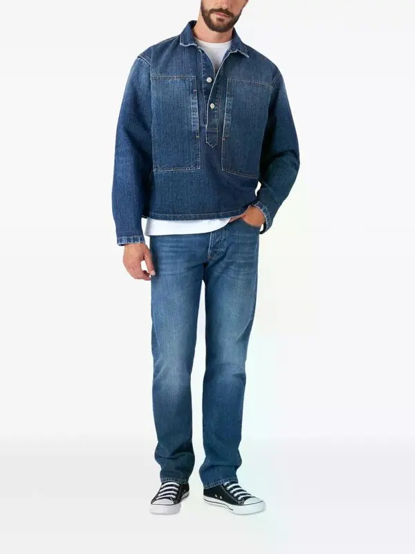 FORTELA Fuego Square-pocket Button Overshirt