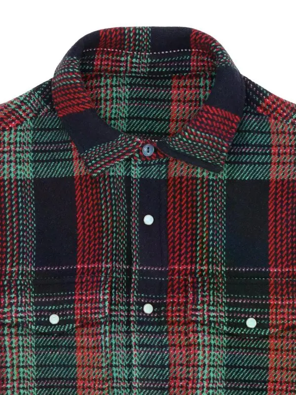 FORTELA Plaid Overshirt - Black
