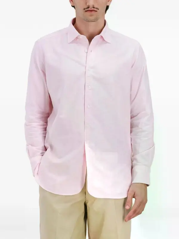 FORTELA Point-collar Cotton Shirt