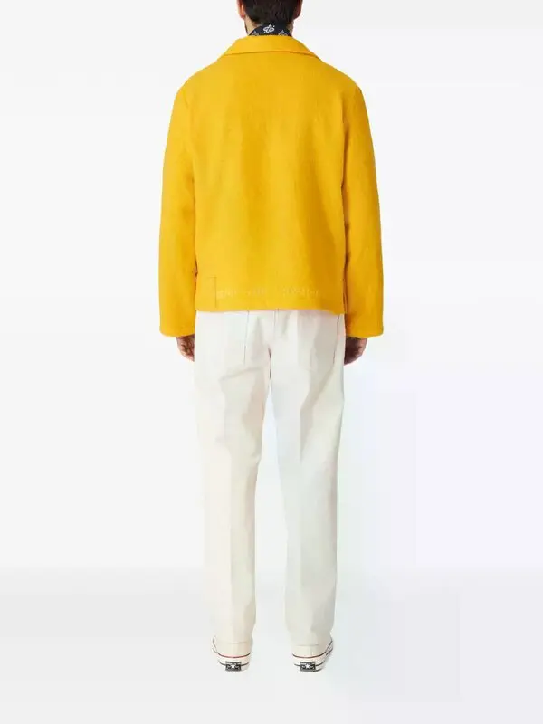 FORTELA Franco2 V-neck Pocket Sweater - Yellow