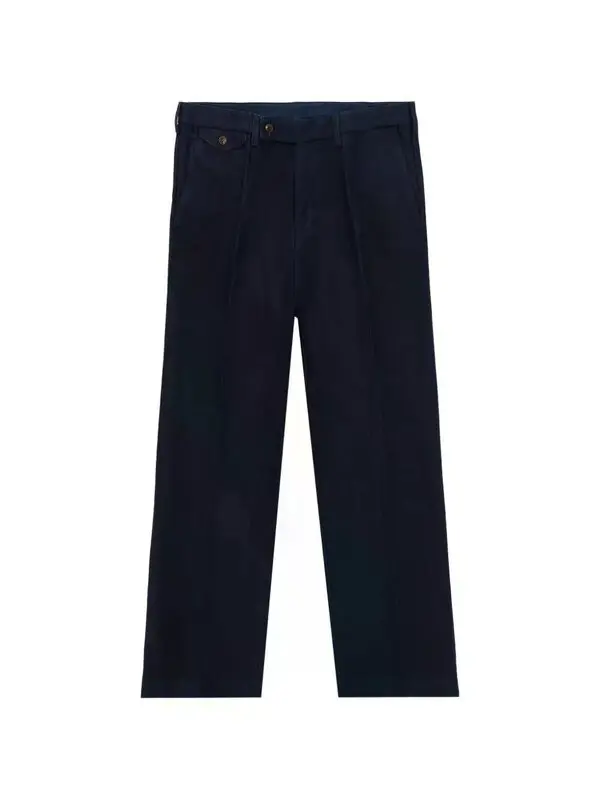 FORTELA Riviera Reversed Canvas Trousers - Blue
