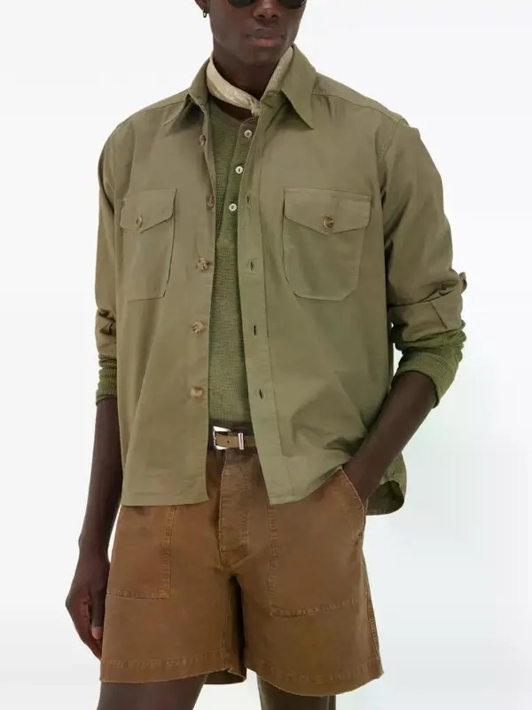 FORTELA Kenny Twill Overshirt - Green