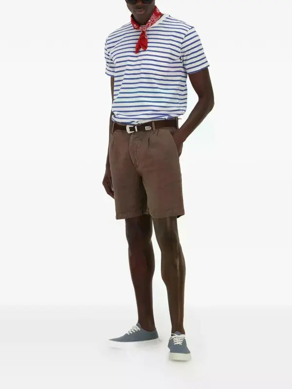 FORTELA Pleated Bermuda Shorts