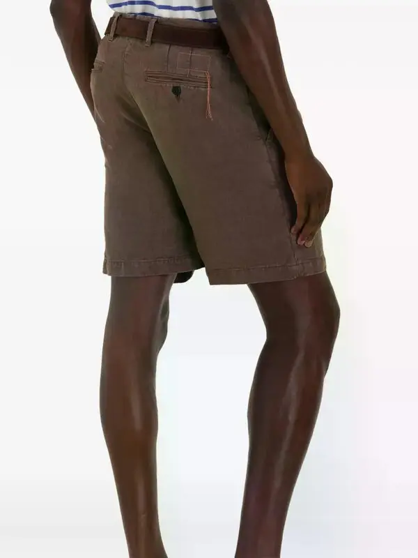 FORTELA Pleated Bermuda Shorts