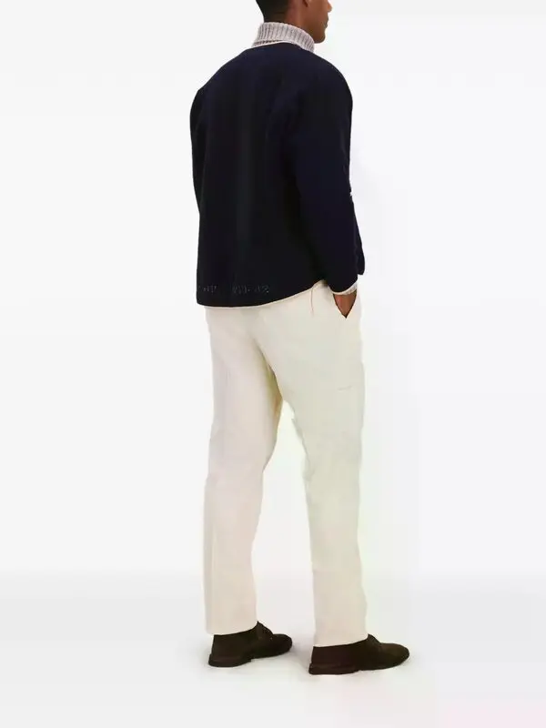FORTELA Corduroy Tapered Trousers - Neutrals